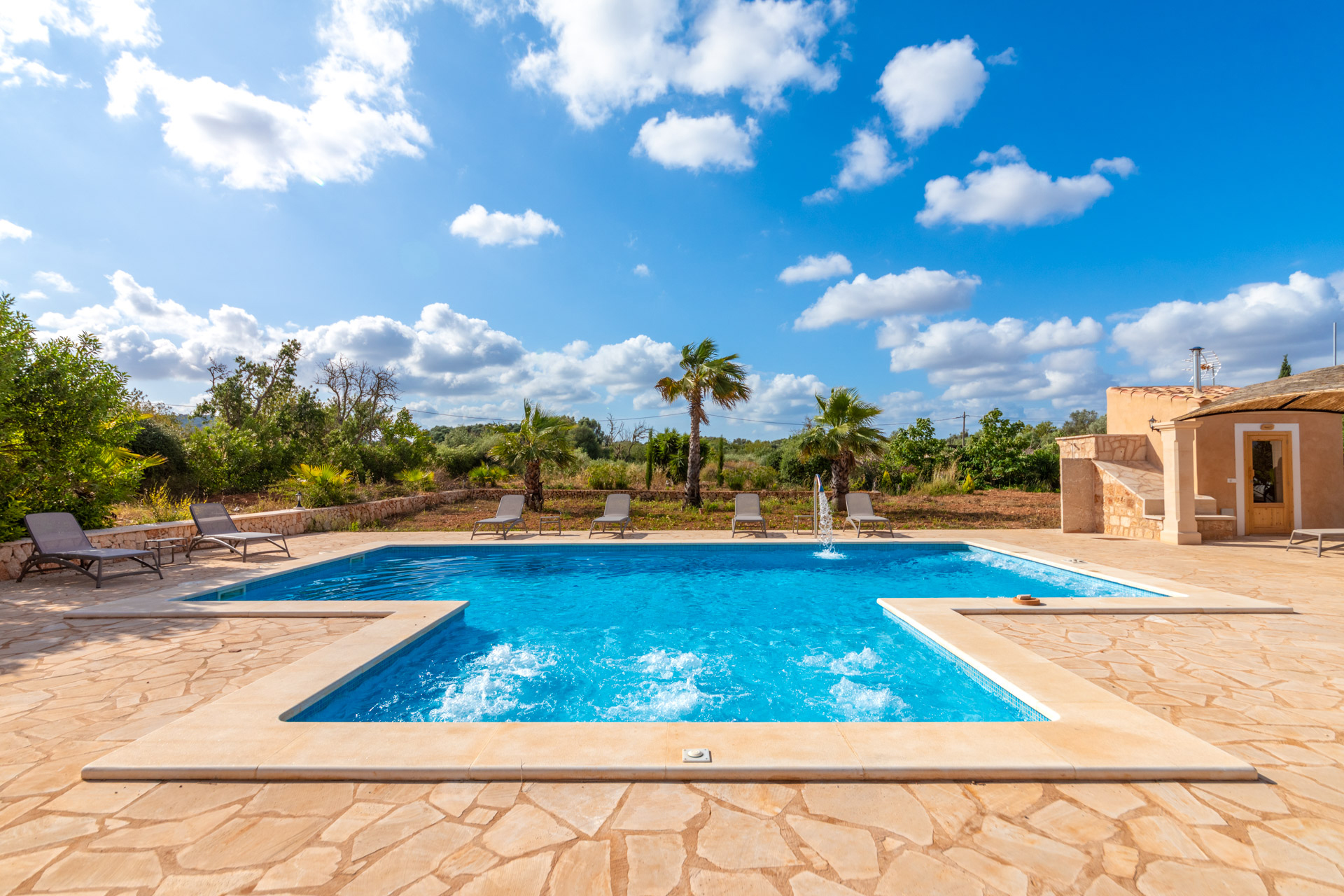 Idyllic finca in the heart of Mallorca with sauna and pool with jacuzzi ...
