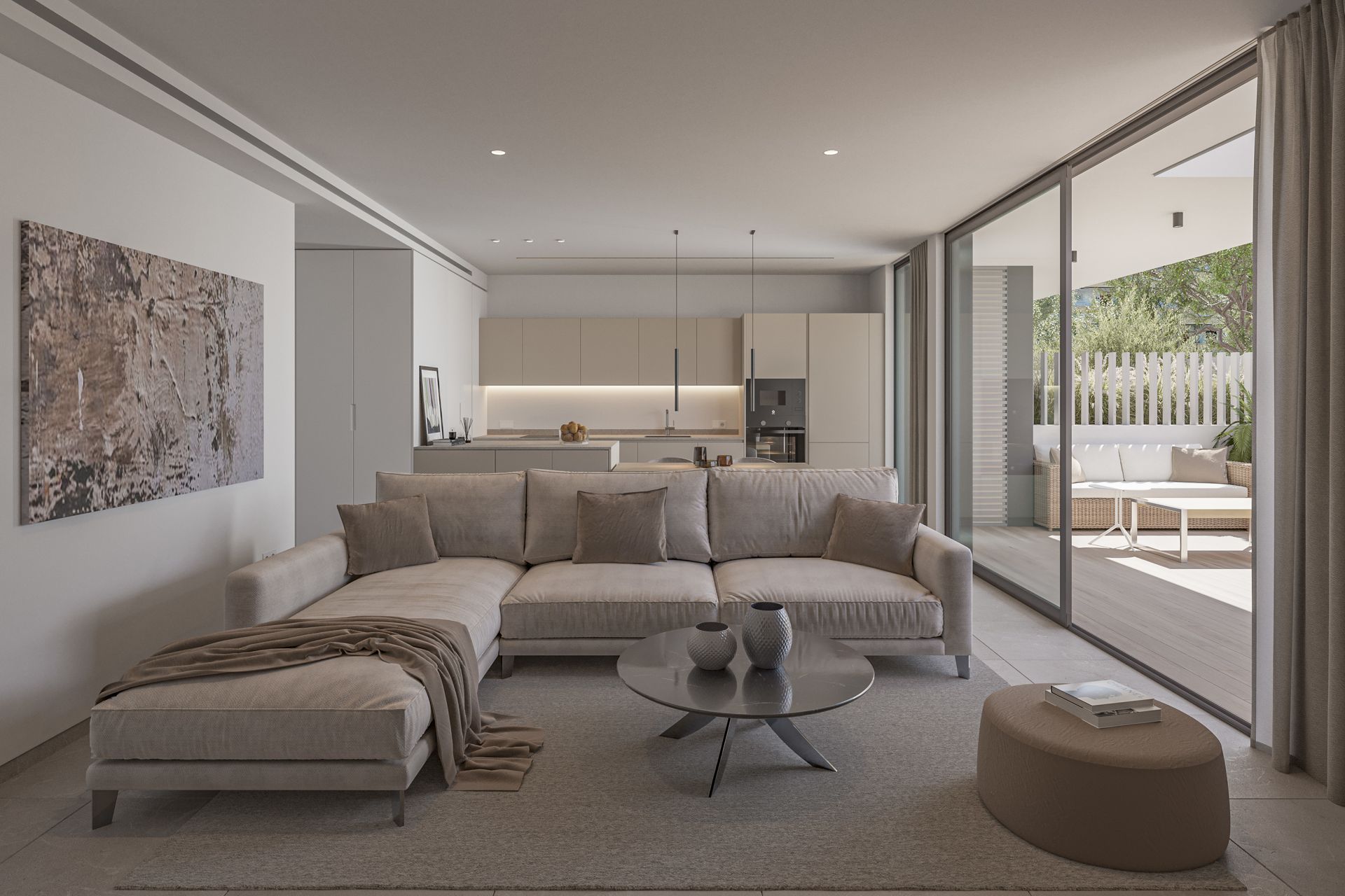 New ground floor apartment with terrace and garden, within walking ...