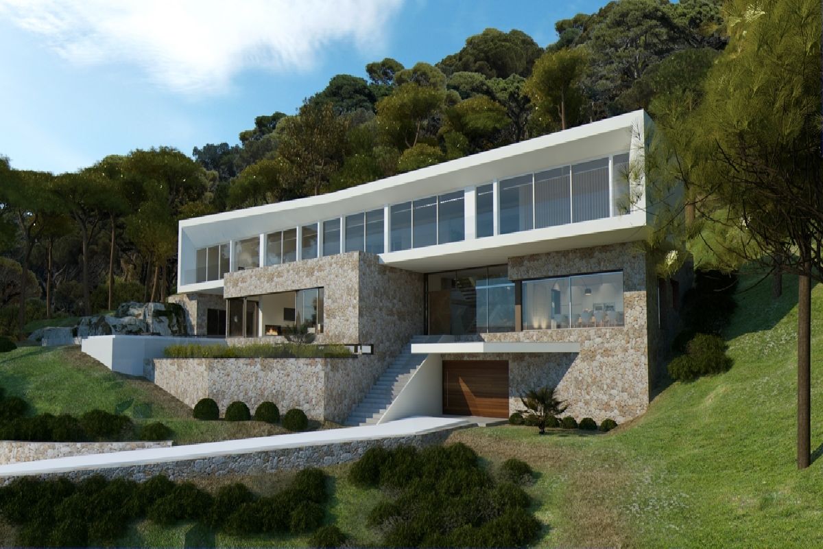 Fantastic new villa project in Sol de Mallorca with wonderful sea views ...