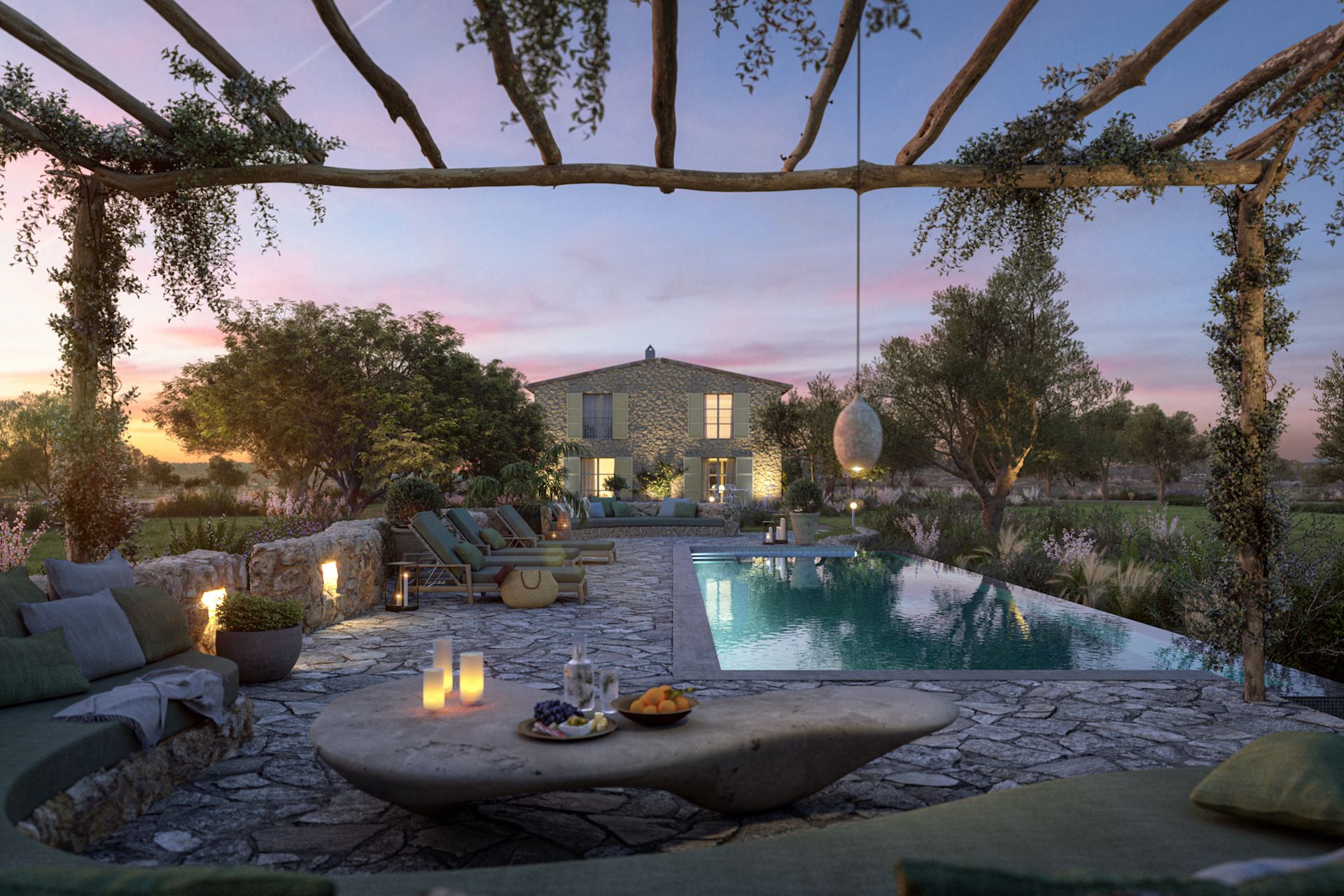 Luxurious newly-built finca with pool in Alaro-purchase